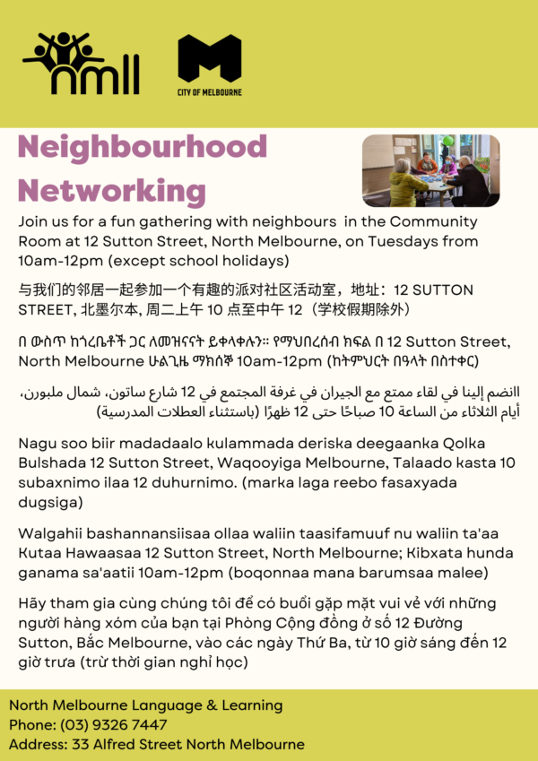 Neighbourhood Networking | NMLL